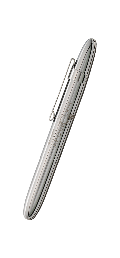 Chrome Bullet Space Pen, Clip, Apollo 13 50th Anniversary - Fisher ...